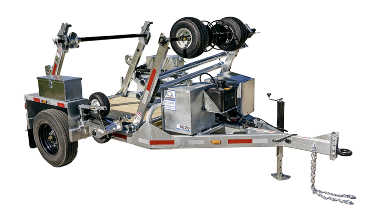 Larson Cable Trailers - Vermeer Mountain West fiber optic cable ...