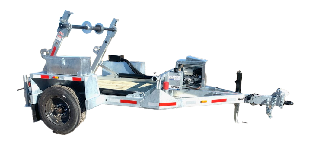 Larson Cable Trailers - Vermeer Mountain West fiber optic cable ...